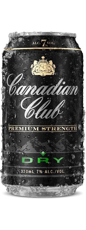 Canadian Club & Dry 4.8% 10 Pack Cans 330ml | Liquorland
