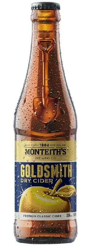 Monteiths Goldsmith Cider 12 Pack 330ml | Liquorland