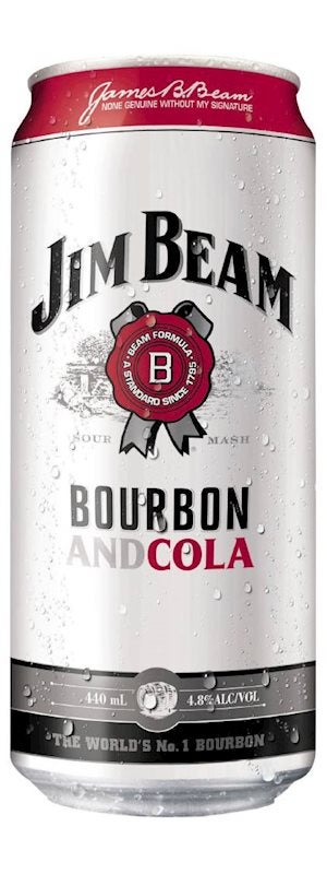 Jim Beam & Cola 4.8% 4 Pack Cans 440ml | Liquorland