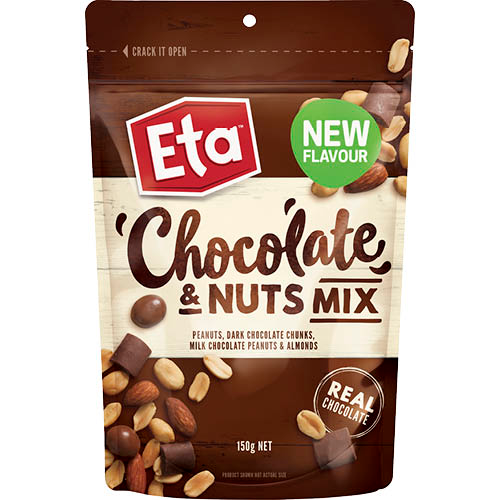 Eta Chocolate Nuts Mix 150gm | Liquorland