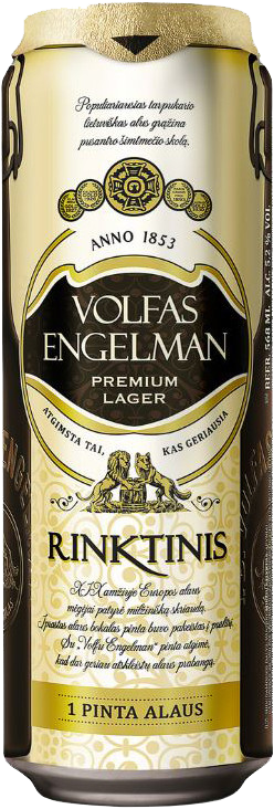 Volfas Engelman Rinktinis Lager Can 568ml | Liquorland