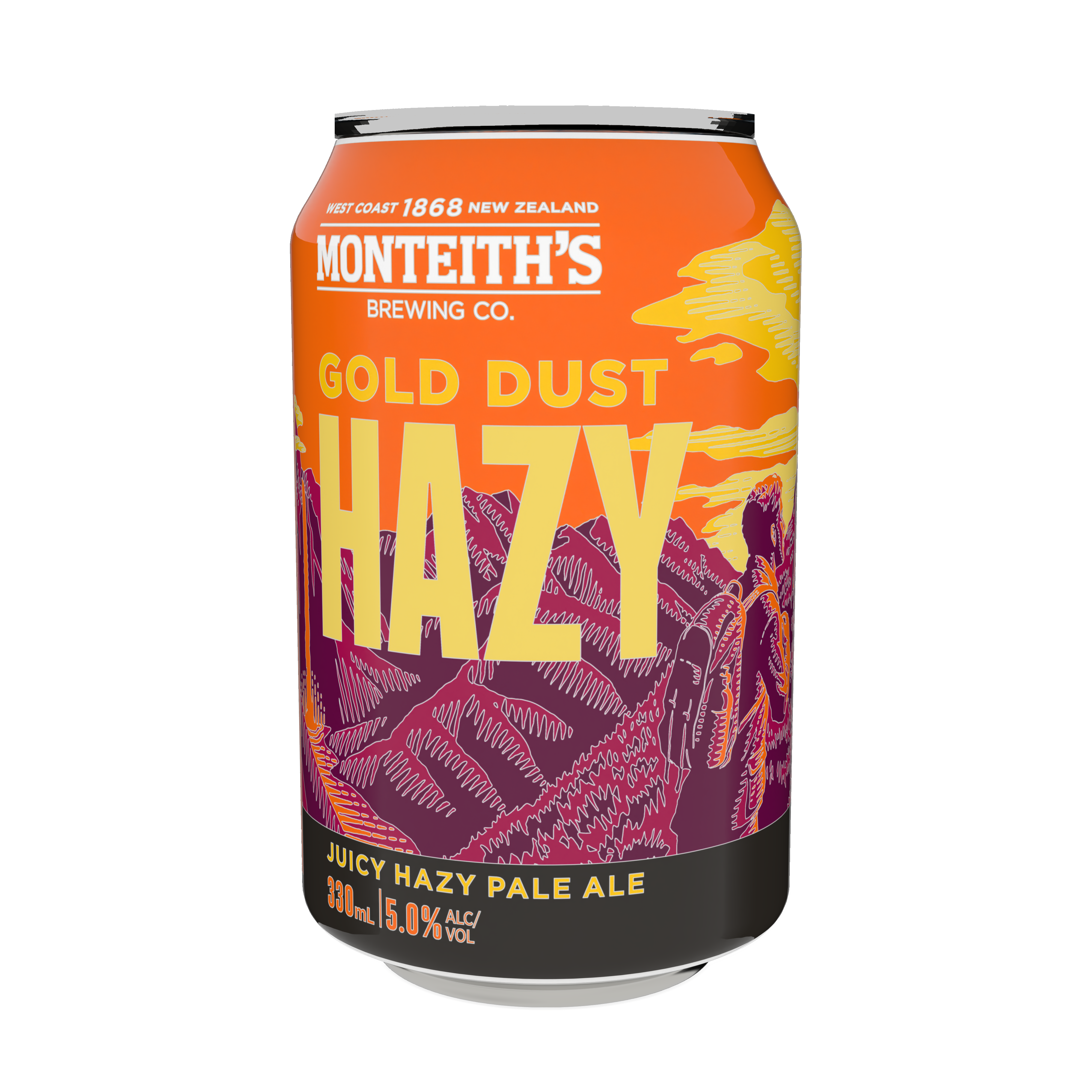 Monteith's Gold Dust Hazy Pale Ale 6 Pack Cans 330ml | Liquorland