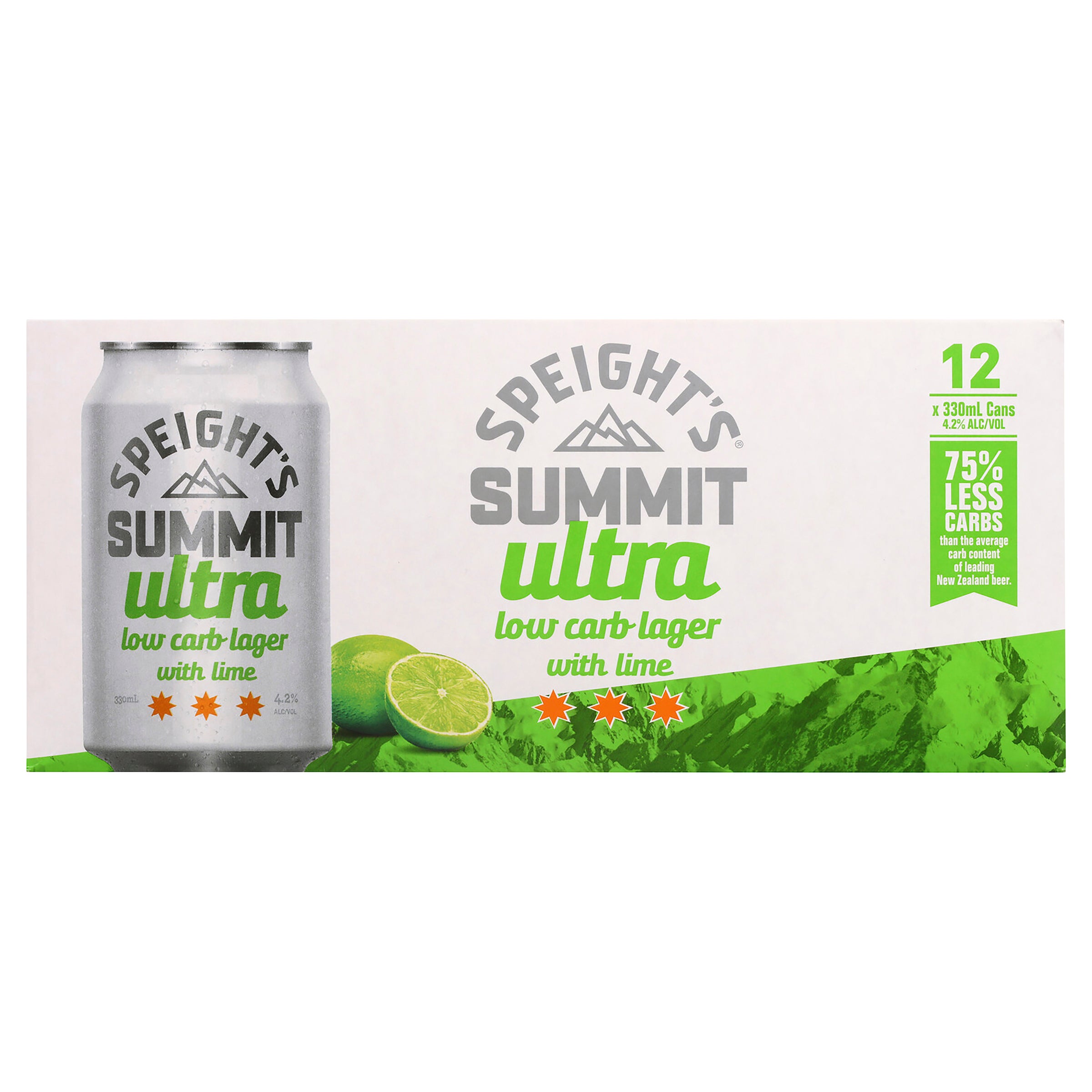 Speights Summit Ultra Lime 12 Pack Cans 330ml | Liquorland