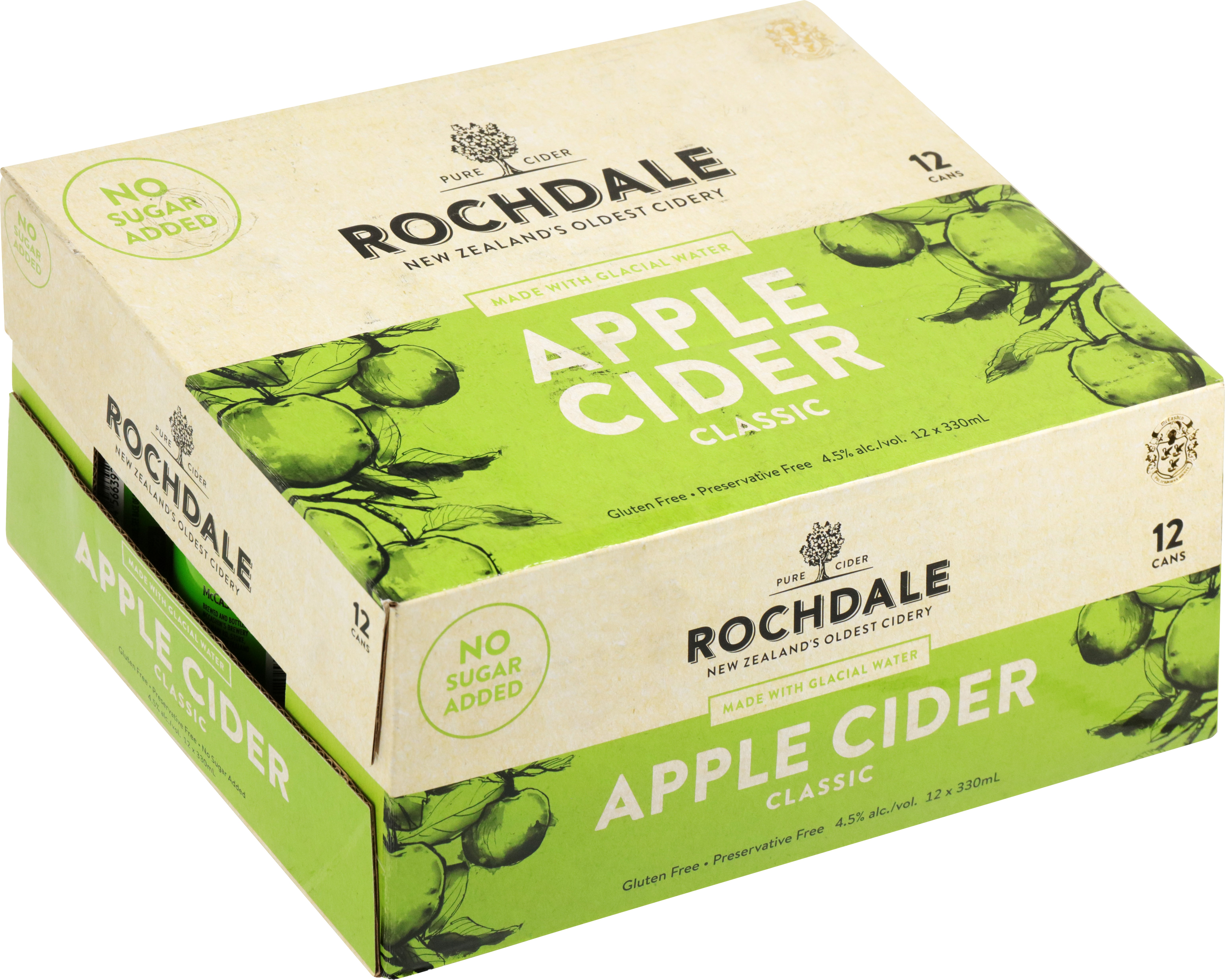 Rochdale Classic Apple Cider 12 Pack Cans 330ml | Liquorland
