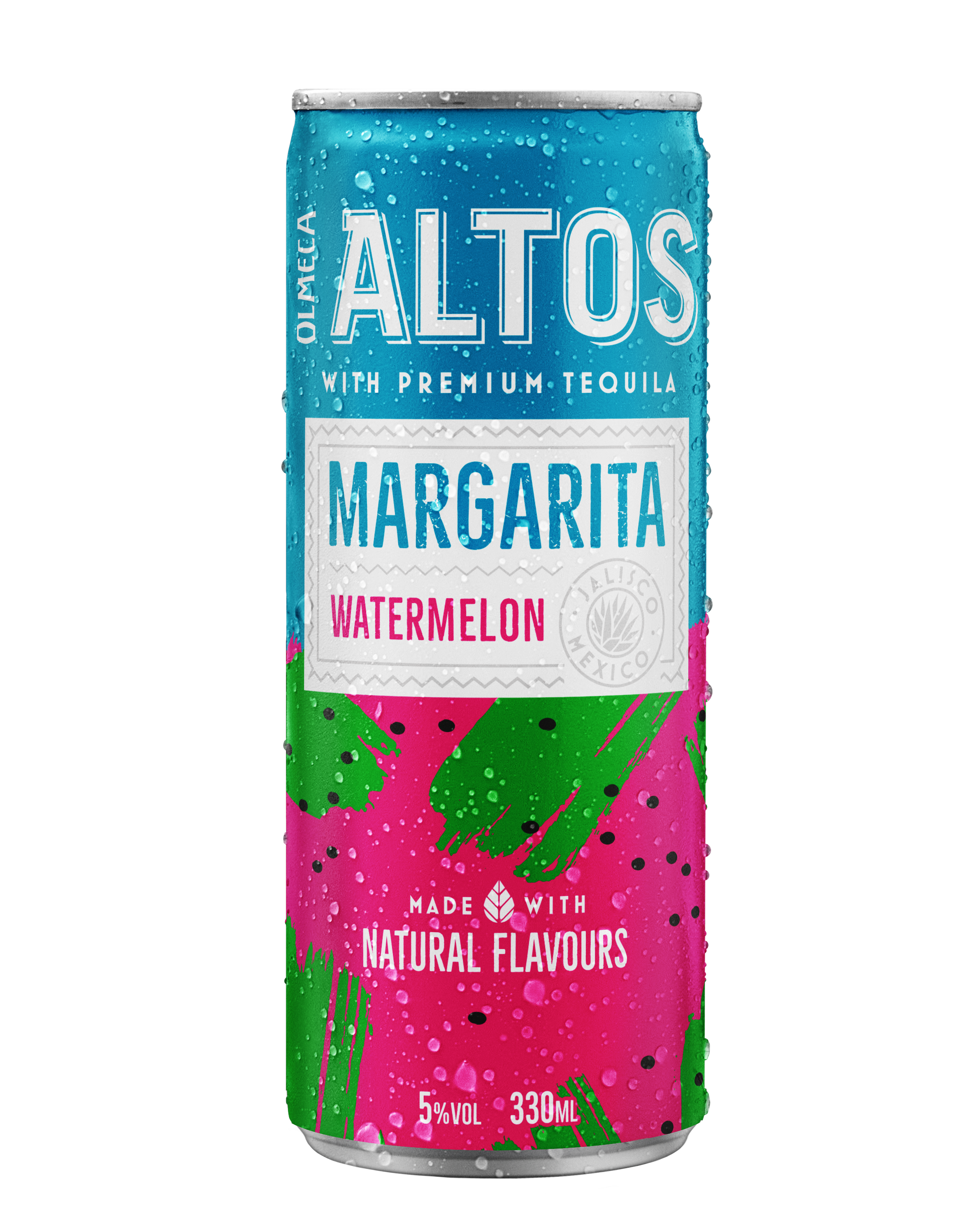 Altos Margarita Watermelon Can 330ml-image-0