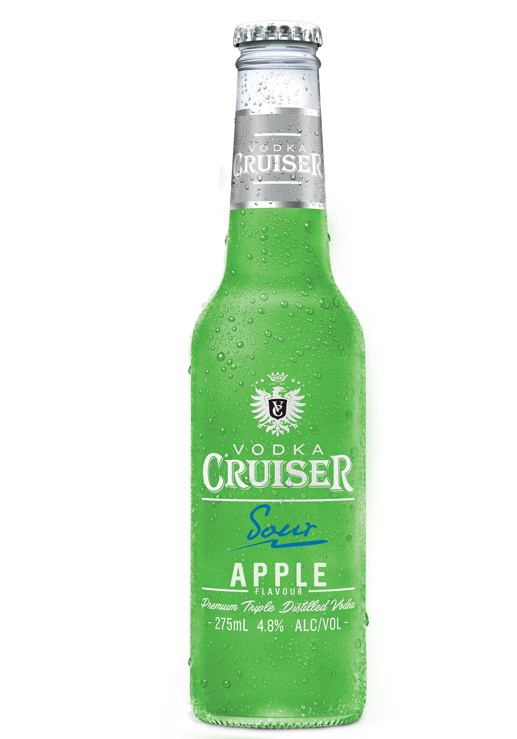 Cruiser Sour Apple 4.8% 12 Pack Bottles 275ml | Liquorland