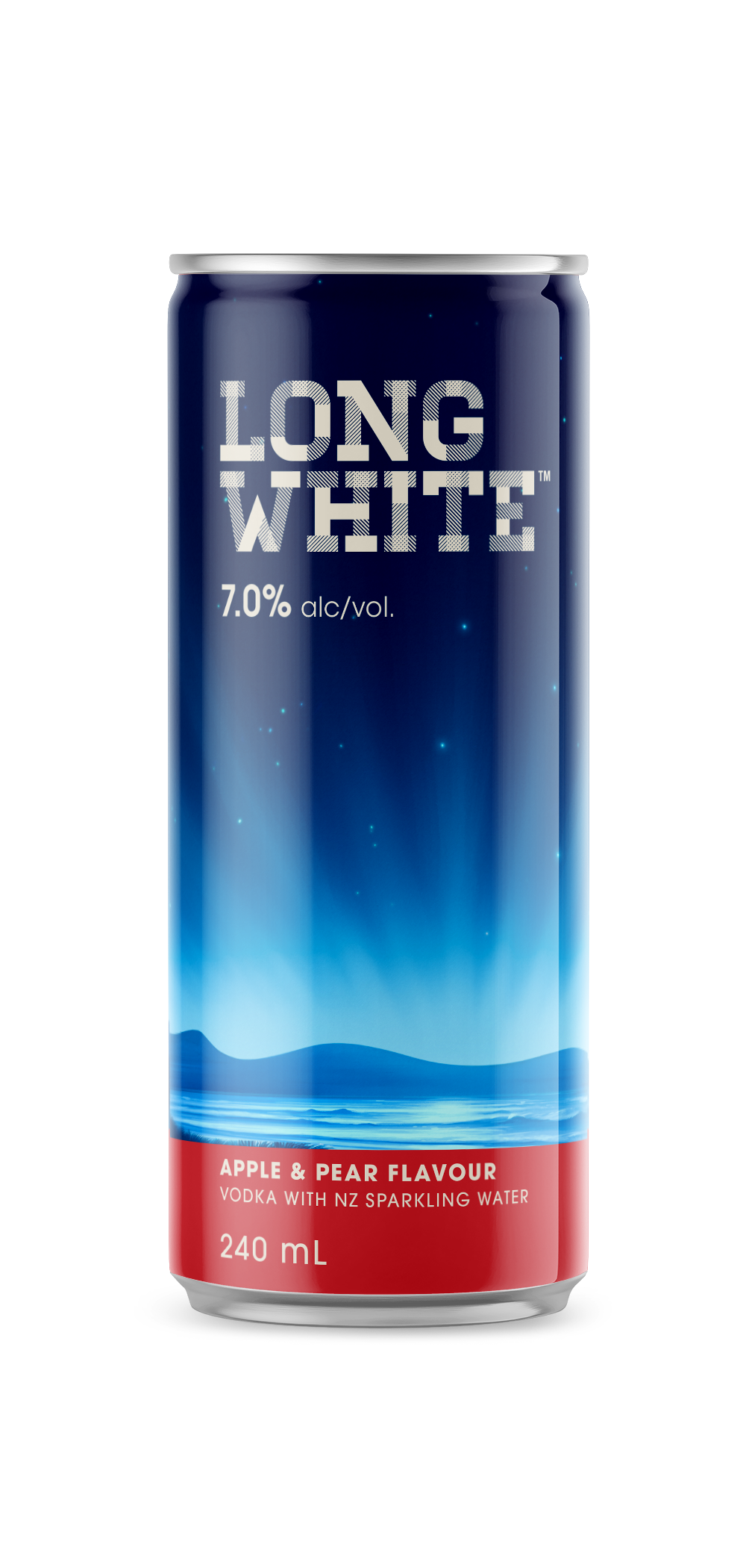 Long White Vodka Apple & Pear 7% 12 Pack Cans 240ml | Liquorland