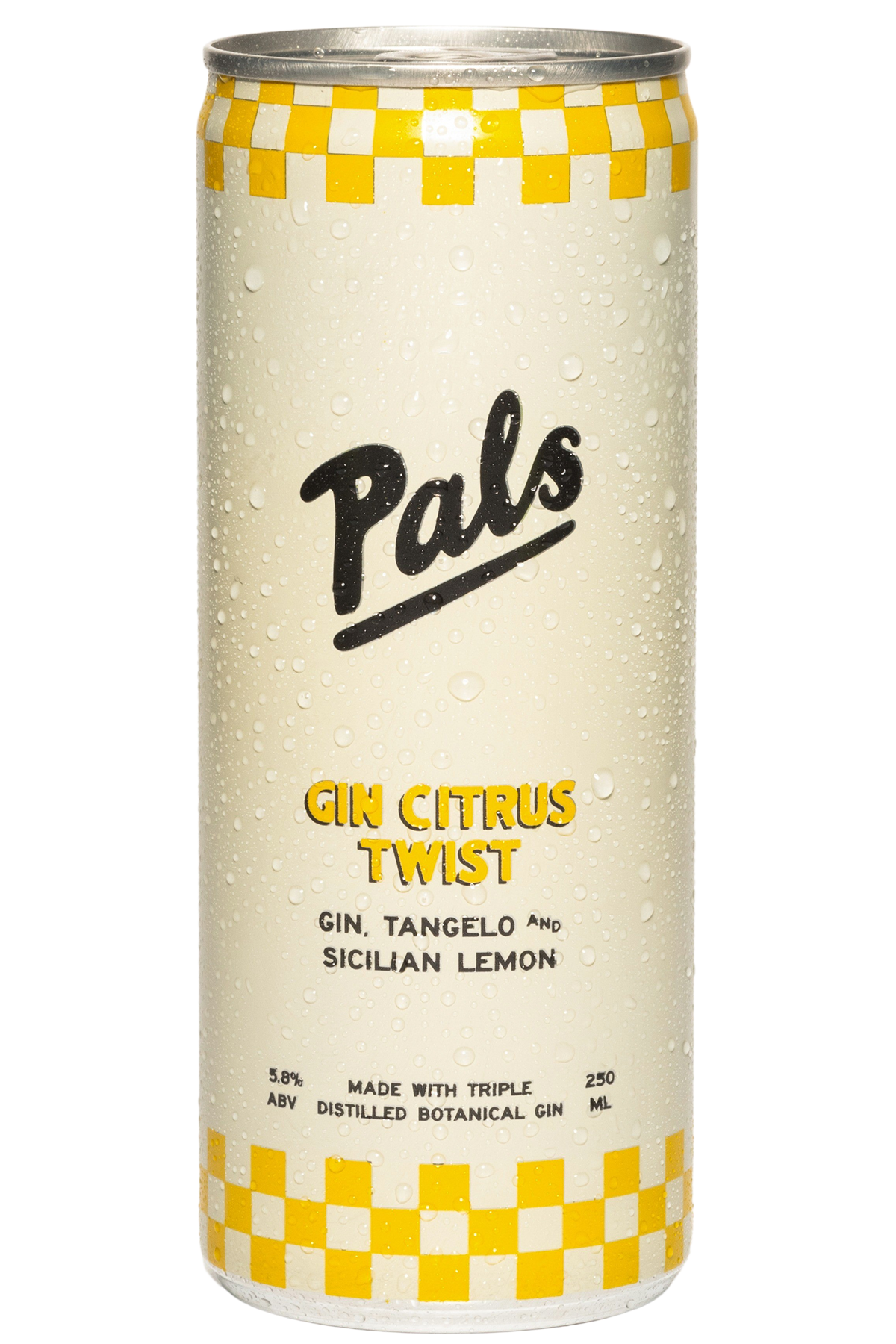 Pals Gin Citrus Twist 5.8% 10 Pack Cans 250ml | Liquorland