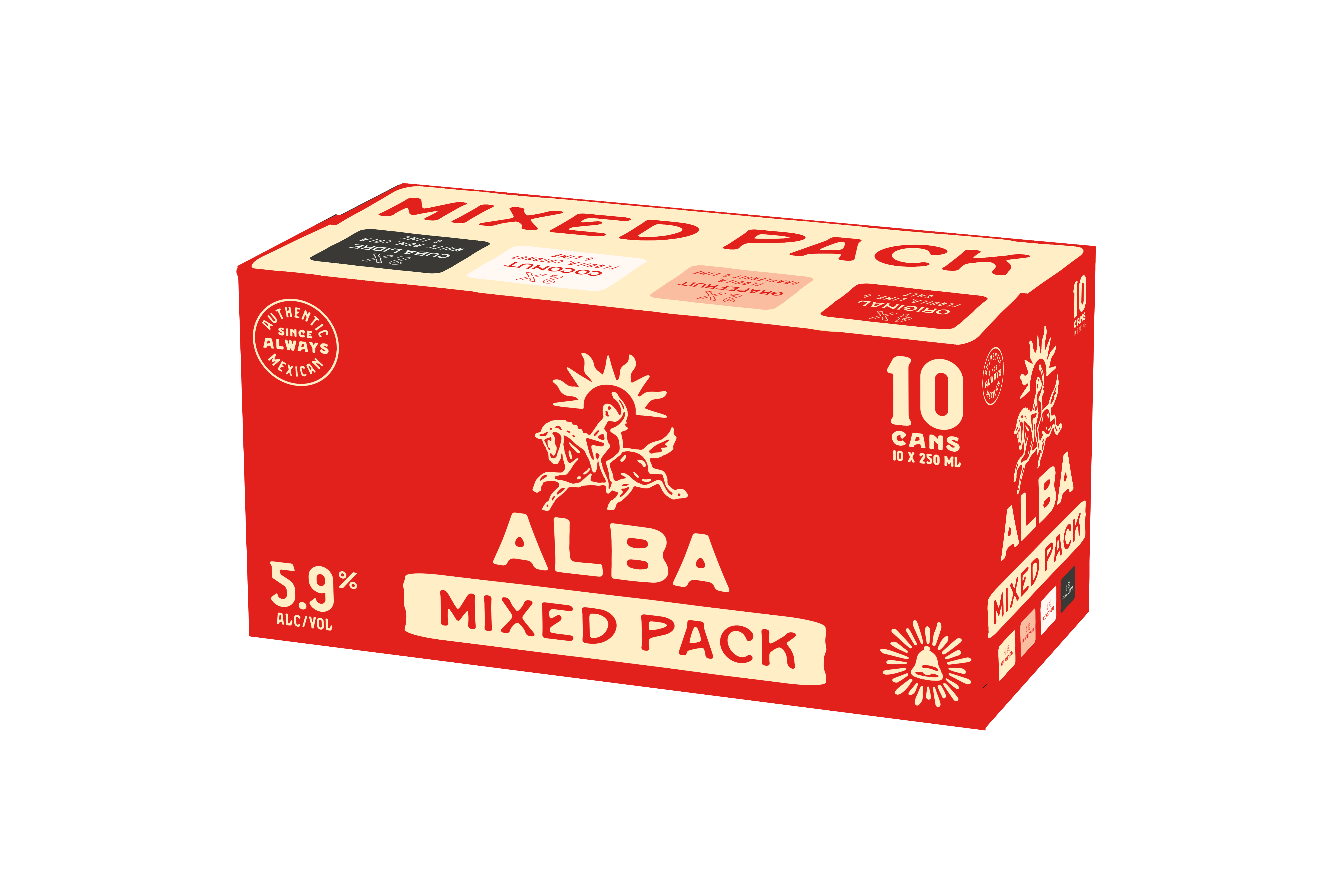 Alba Mixed 5.9% 10 Pack Cans 250ml | Liquorland