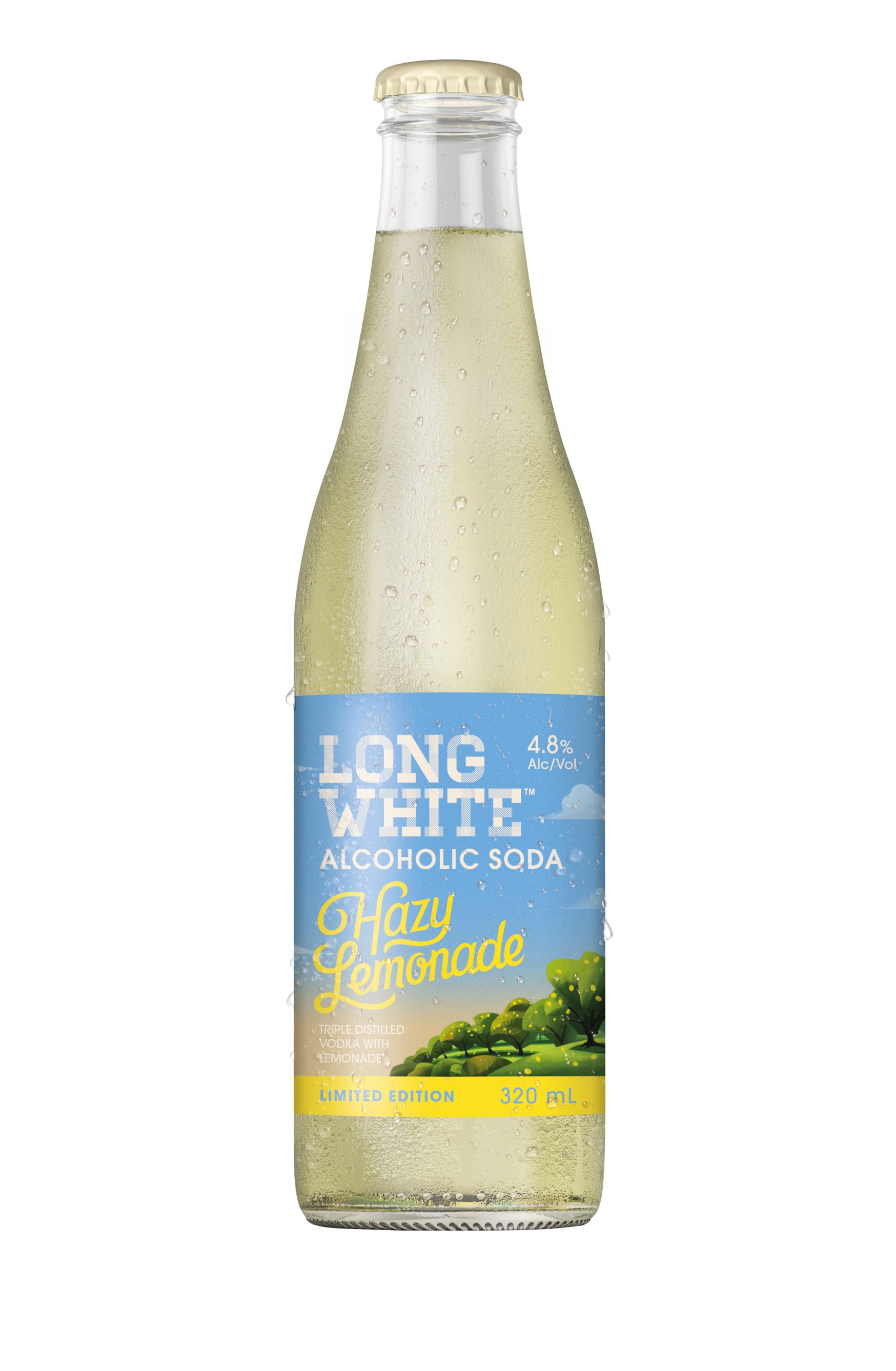 Long White Hazy Lemonade 4.8% 10 Pack Bottles 320ml | Liquorland