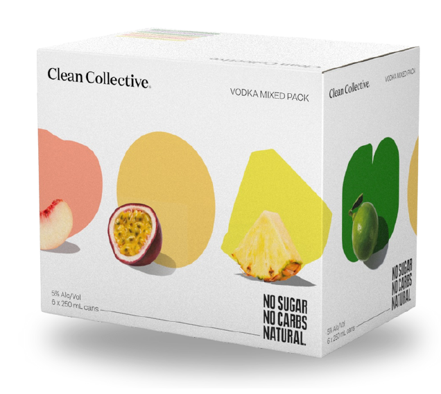 Clean Collective Mix Vodka 6 Pack Cans 250ml | Liquorland