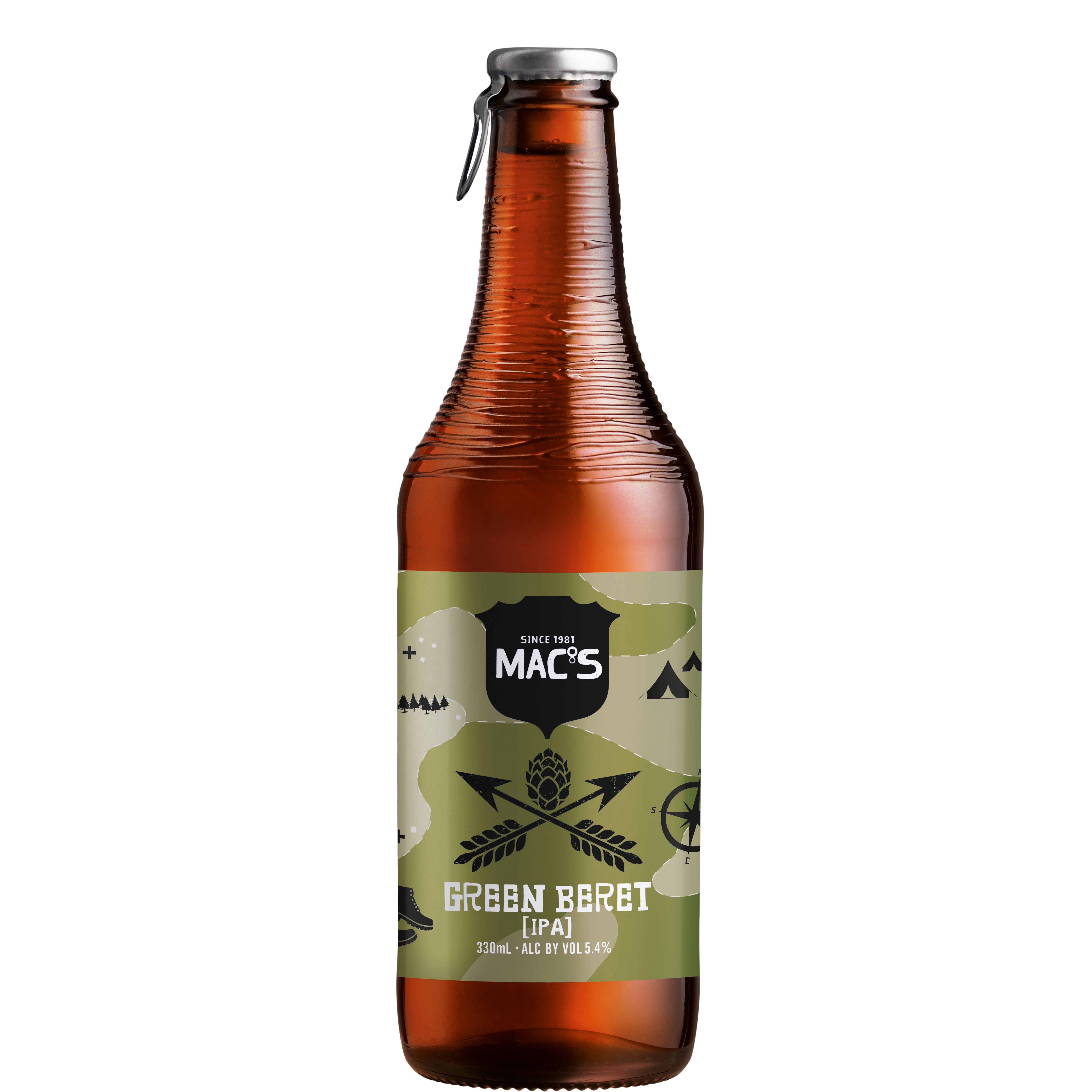 Macs Green Beret IPA 12 Pack Bottles 330ml | Liquorland