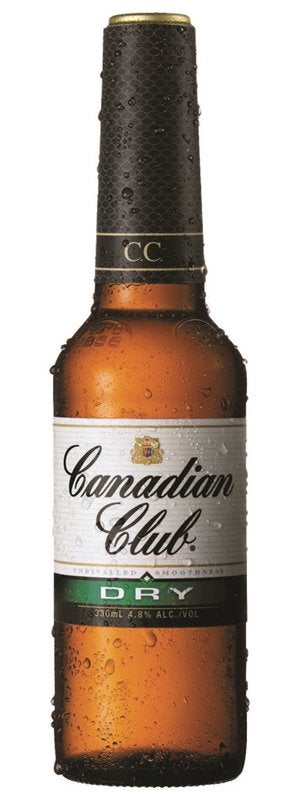 Canadian Club & Dry 4.8% 10 Pack Bottles 330ml | Liquorland