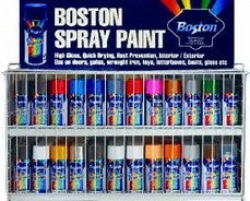 BOSTON SPRAY PAINT AERO 250GM INTERNATIONAL ORANGE | abbott